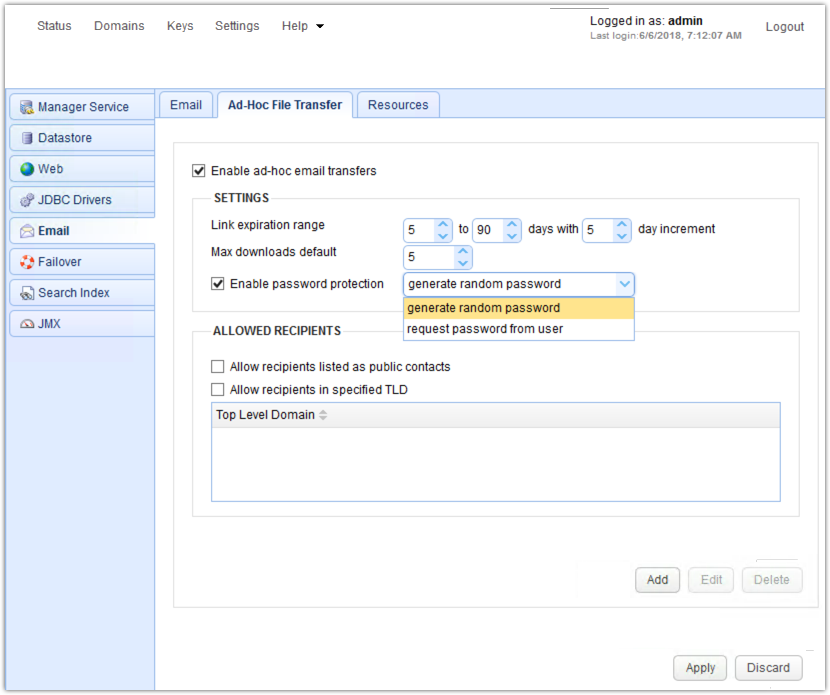 Password Protecting Ad-Hoc File Transfers | JSCAPE Password Protecting Ad-Hoc File Transfers | JSCAPE